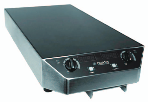 CookTek MC2502S Drop-In Double Burner Cooktop Side – Fasian